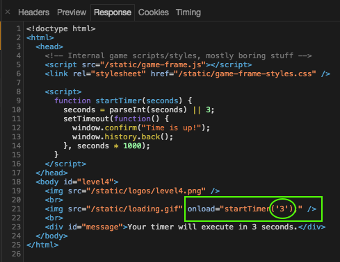 Google XSS Game - Solving Level 4