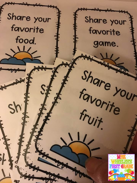 Mrs. Wheeler's First Grade Tidbits: Blog Series: Morning Meeting Sharing