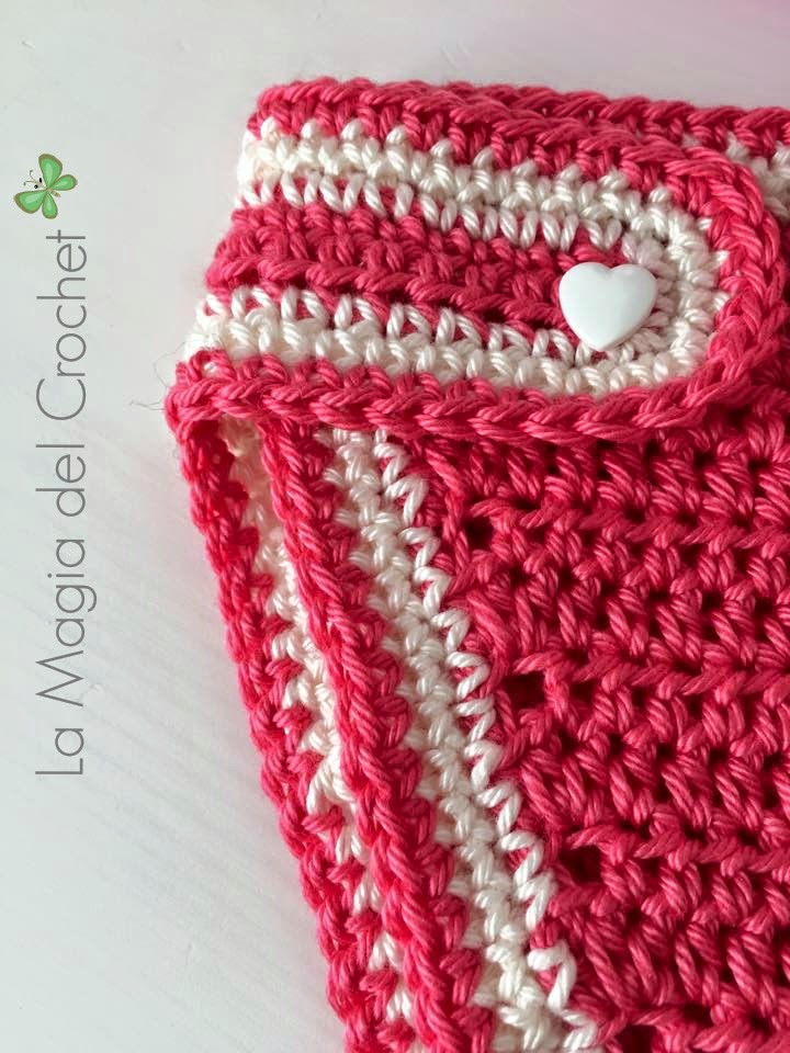 La Magia Del Crochet Braguita Cubrepañal Crochet Para Bebe De 0 A 3 Meses