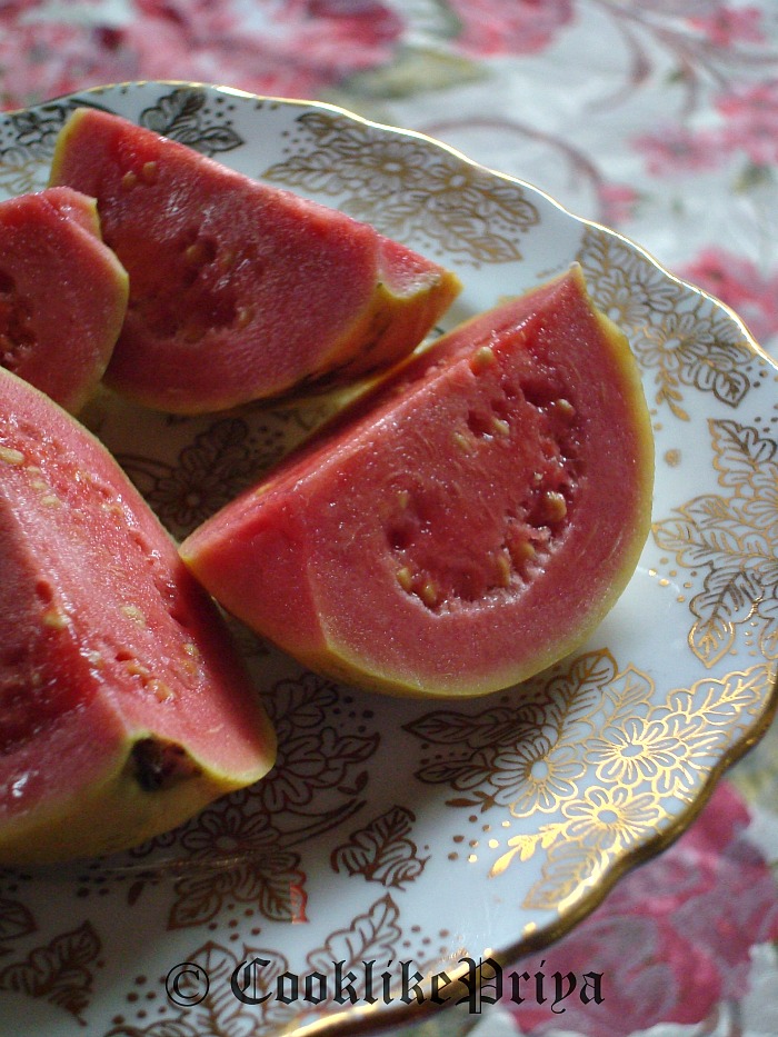 Cook like Priya: Pink Guava Lassi | Guava fruit drink | Summer Drinks