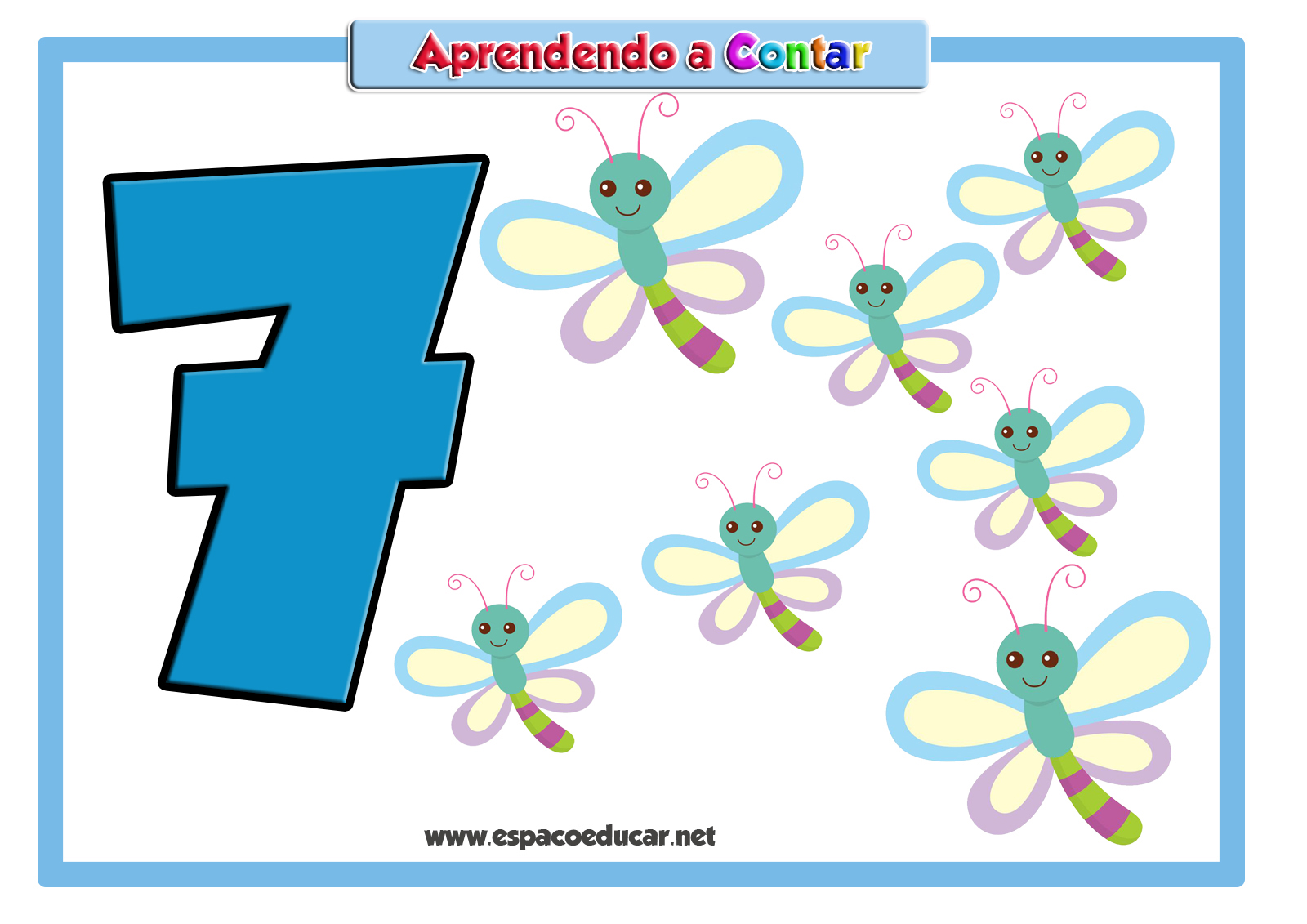 Lindos cartazes coloridos de numerais para você imprimir! Cartazes ...