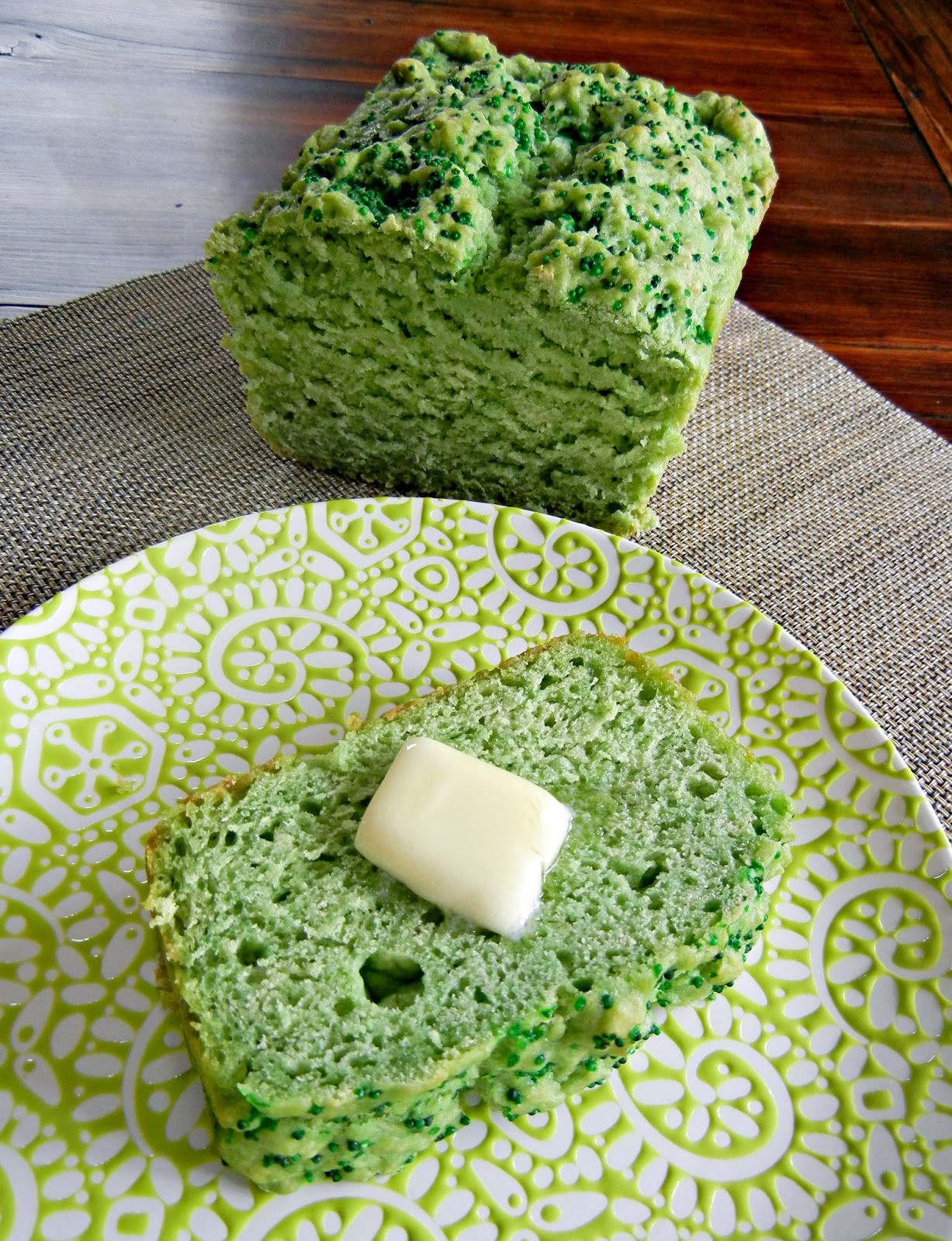 Sugar Swings! Serve Some: Green Beer Bread