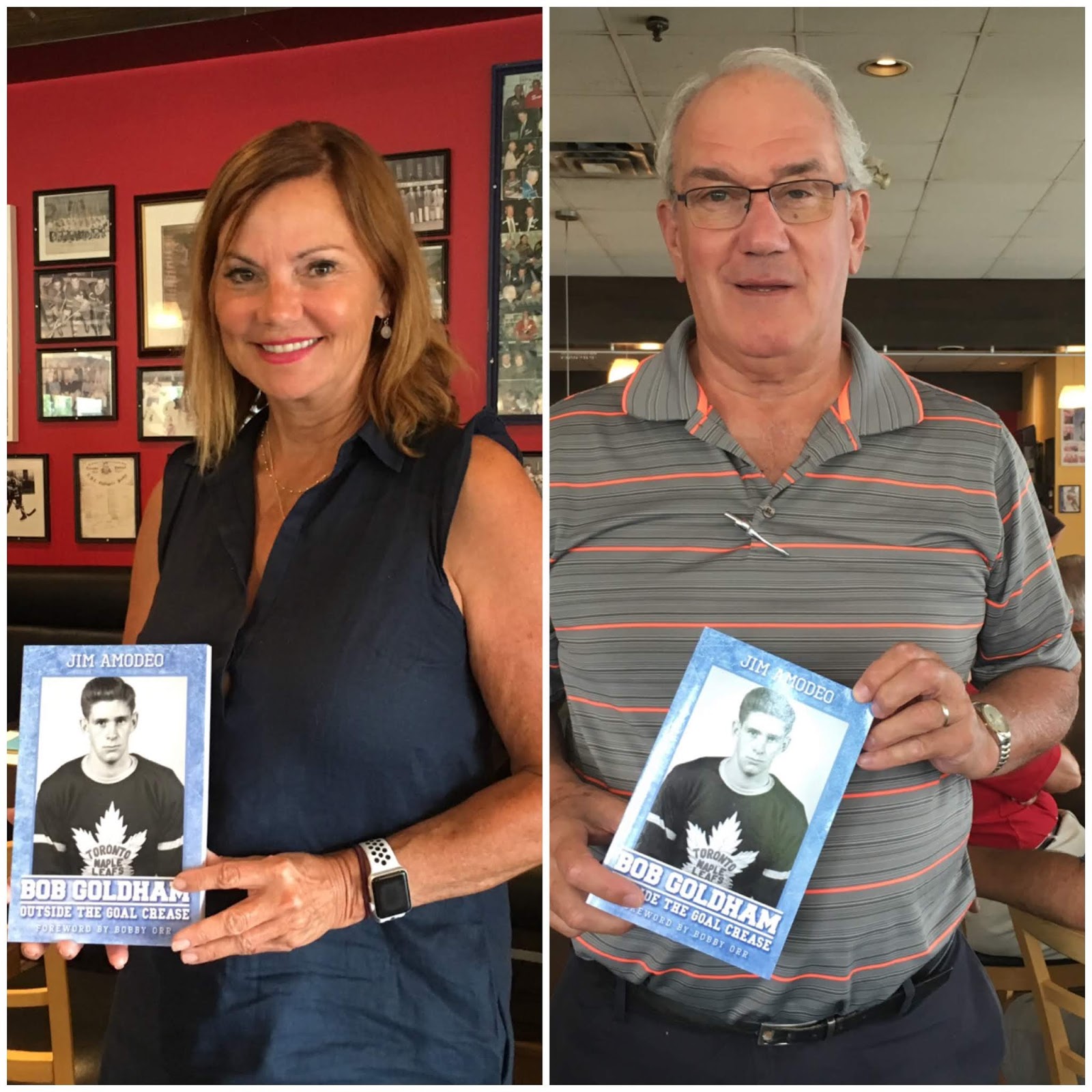 Hockey Then & Now: PHOTO GALLERY: BOB GOLDHAM OUTSIDE THE GOAL CREASE