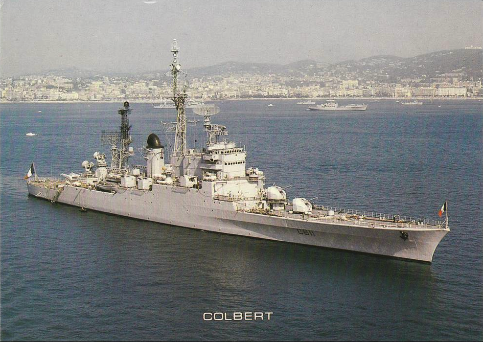 La Marcophilie Navale Envelopmer: Croiseur COLBERT 24 juillet 1967 ...