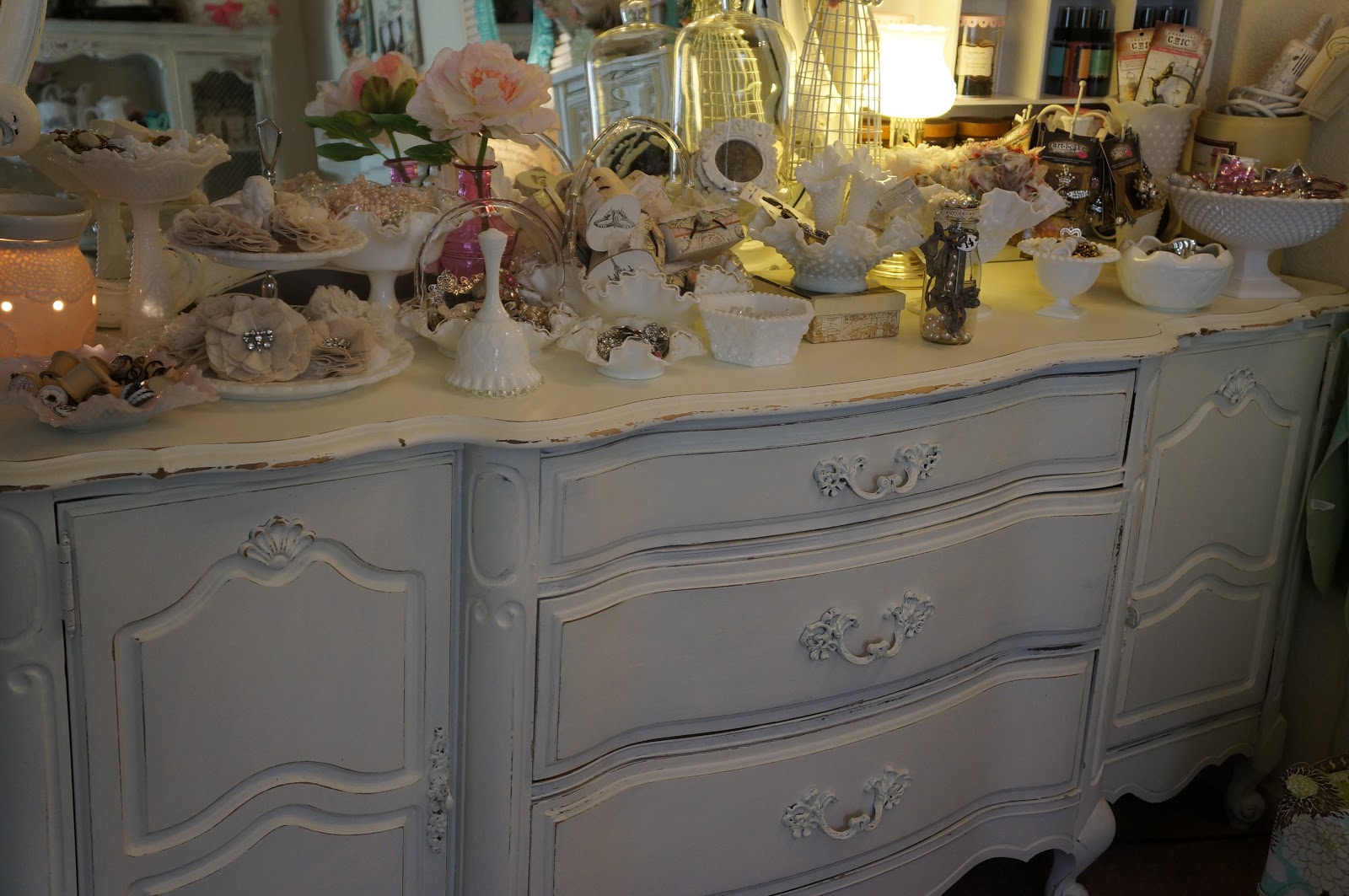 Rose n Papers: My Atelier! Vintage chic style craft room!
