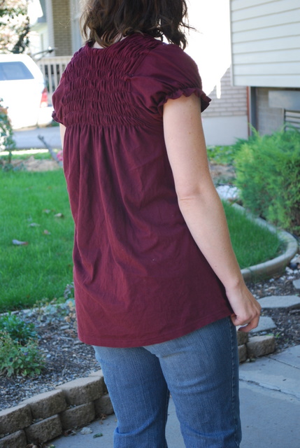 Creativity by Mich: Extra Large T-Shirt Upcycle Via Shirring