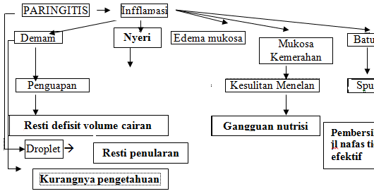 Laporan Pendahuluan / LP Faringitis Lengkap, download pdf dan doc