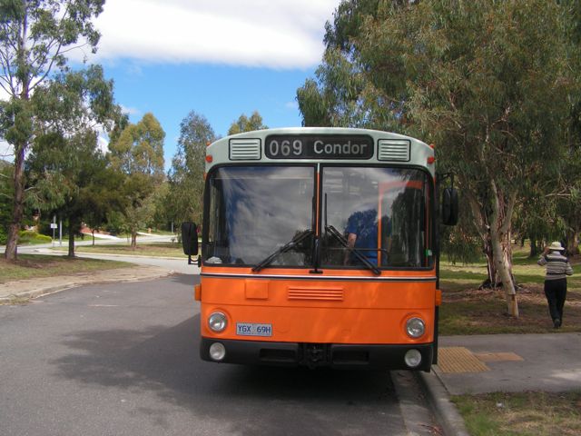 on four wheels: ACTBUS take ex-ACTION Bus 670 around Canberra