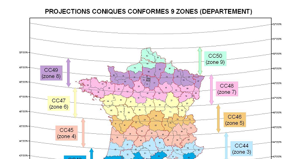 Le guide SIG en collectivités: RGF 93 et Lambert 93