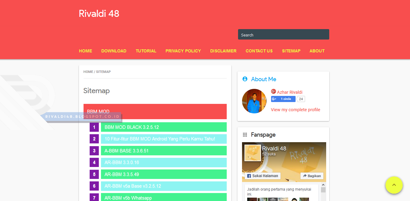 [Tutorial] Membuat Sitemap Keren Sesuai Label Blog - Rivaldi 48