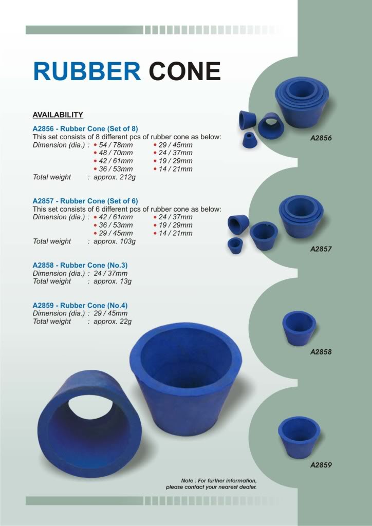 MD SUPPORT MARKETING: RUBBER CONE