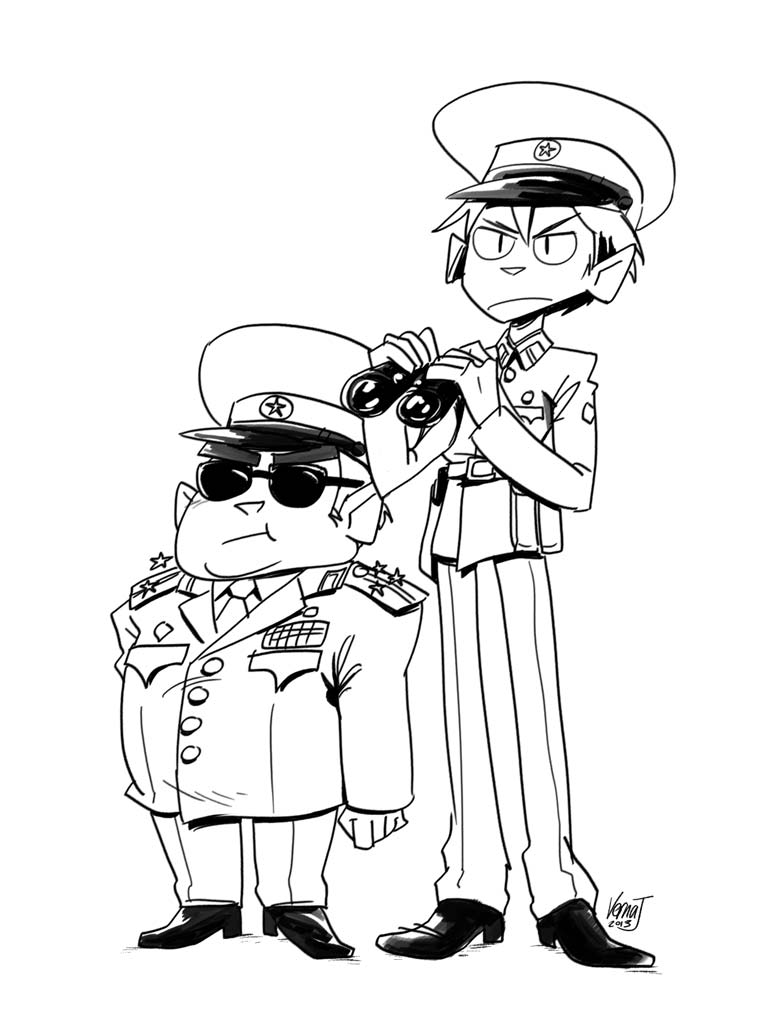 Randy Dave Incest Sketch Coloring Page