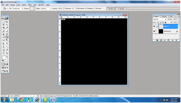 colorful wave effect using Photoshop: