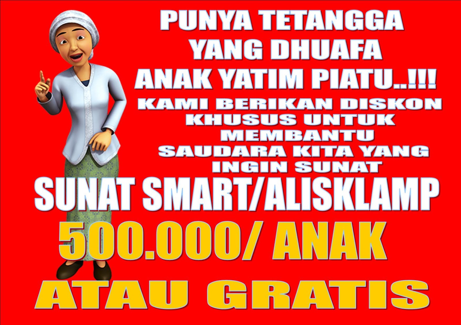 SUNAT MODERN 3 HARI LUKA KERING, BISA LANGSUNG AKTIVITAS DI SUNAT ...