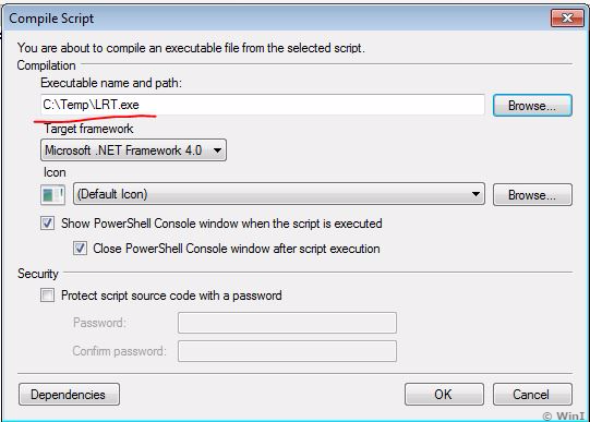 SQLBlog: How to convert PowerShell script into an exe.