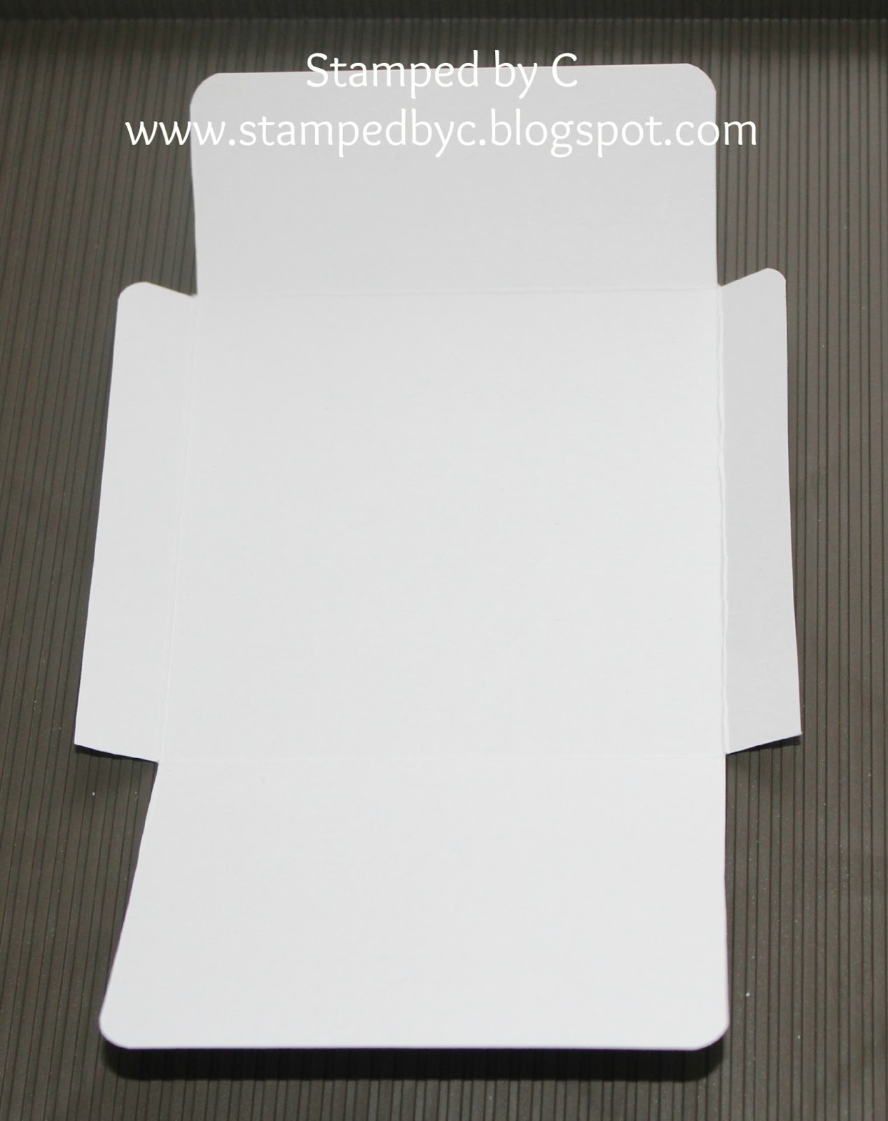 Stamped by C: Mini Envelope (for 3x3 Note Card) Tutorial