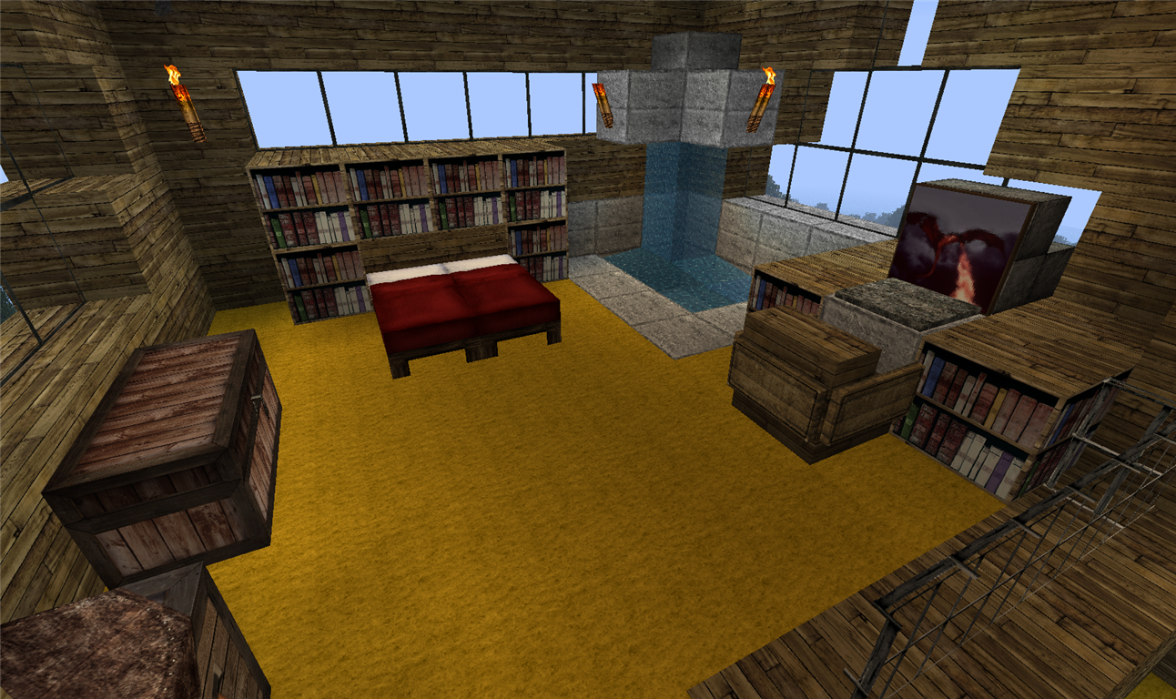 JD's Gaming Blog: Minecraft Creations: The Tree Mansion in the Green ...