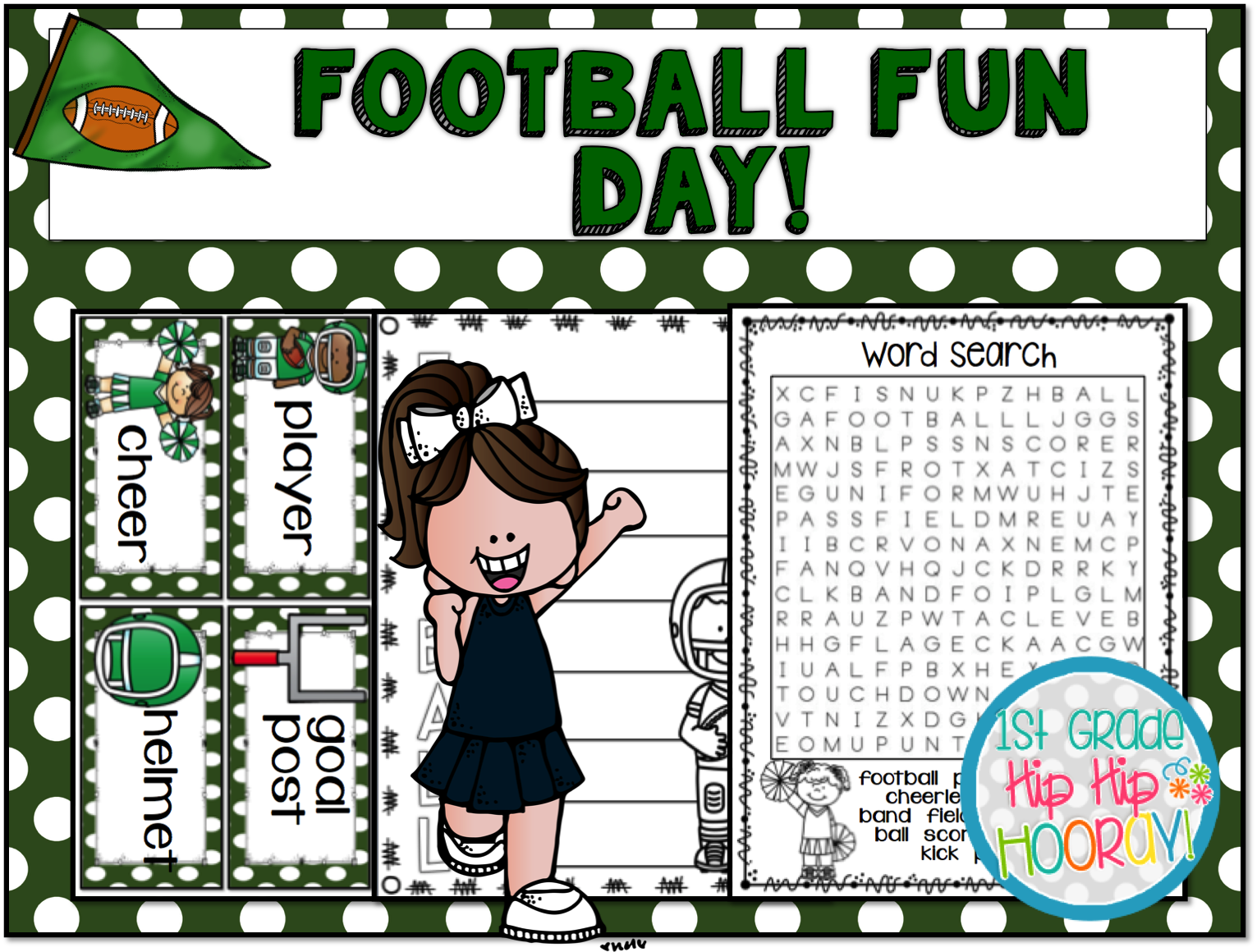 1st Grade Hip Hip Hooray!: It's FOOTBALL Season!