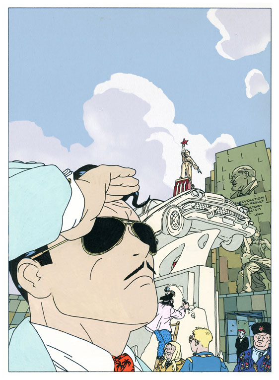 e-comic art: Camera Obscura. Vers la Ligne claire et retour, Ted Benoît