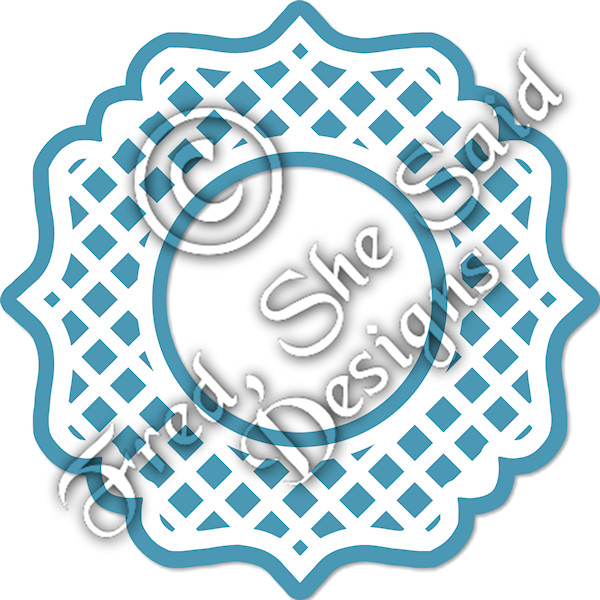 Fred, She Said Designs .... The Store: Cutting File - Lattice Frame ...