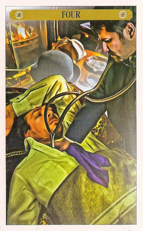 Tarot Notes: Sherlock Holmes Card of the Day - 4 of Observation