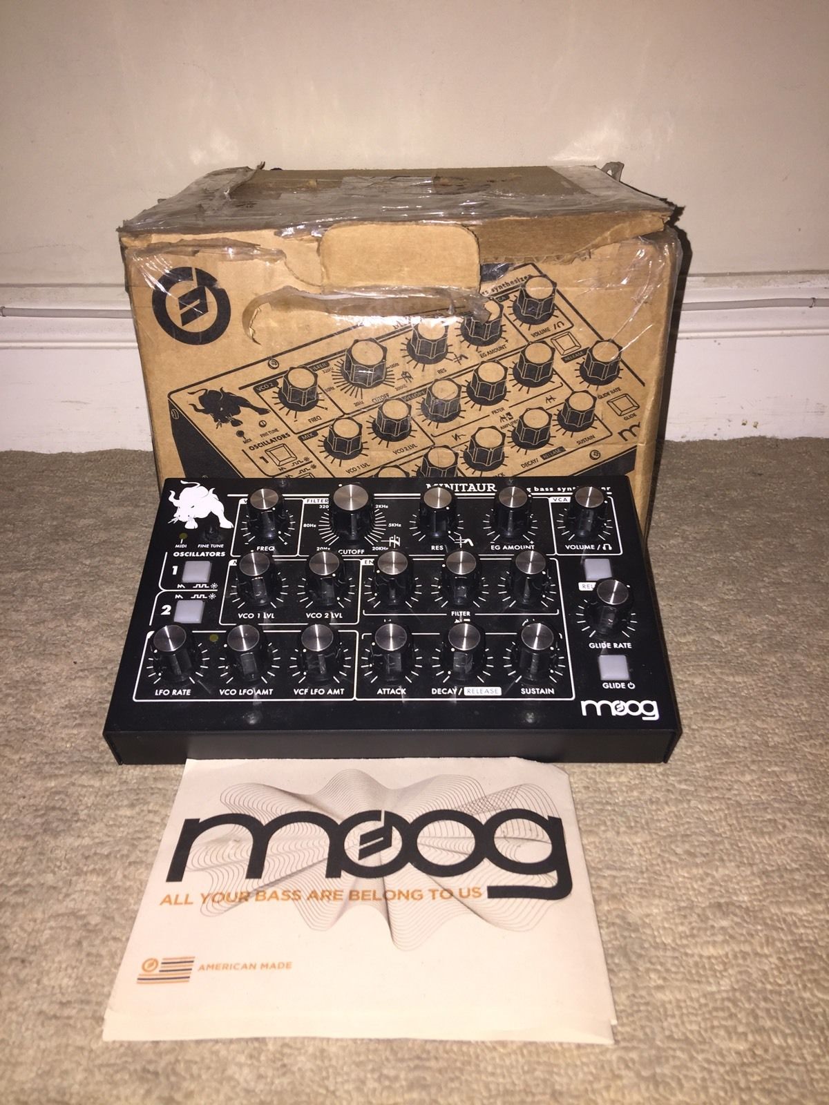 MATRIXSYNTH: MOOG MINITAUR - Analog Bass Synth