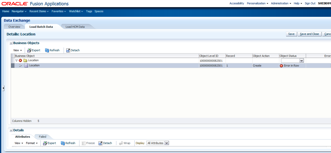 Fusion APPS Quick Start: Fusion Apps - File Based Loader Part - III