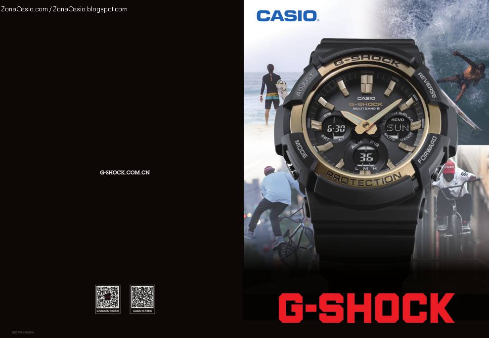 Zona Casio: Nuevo catálogo de G-Shock (Casio China)