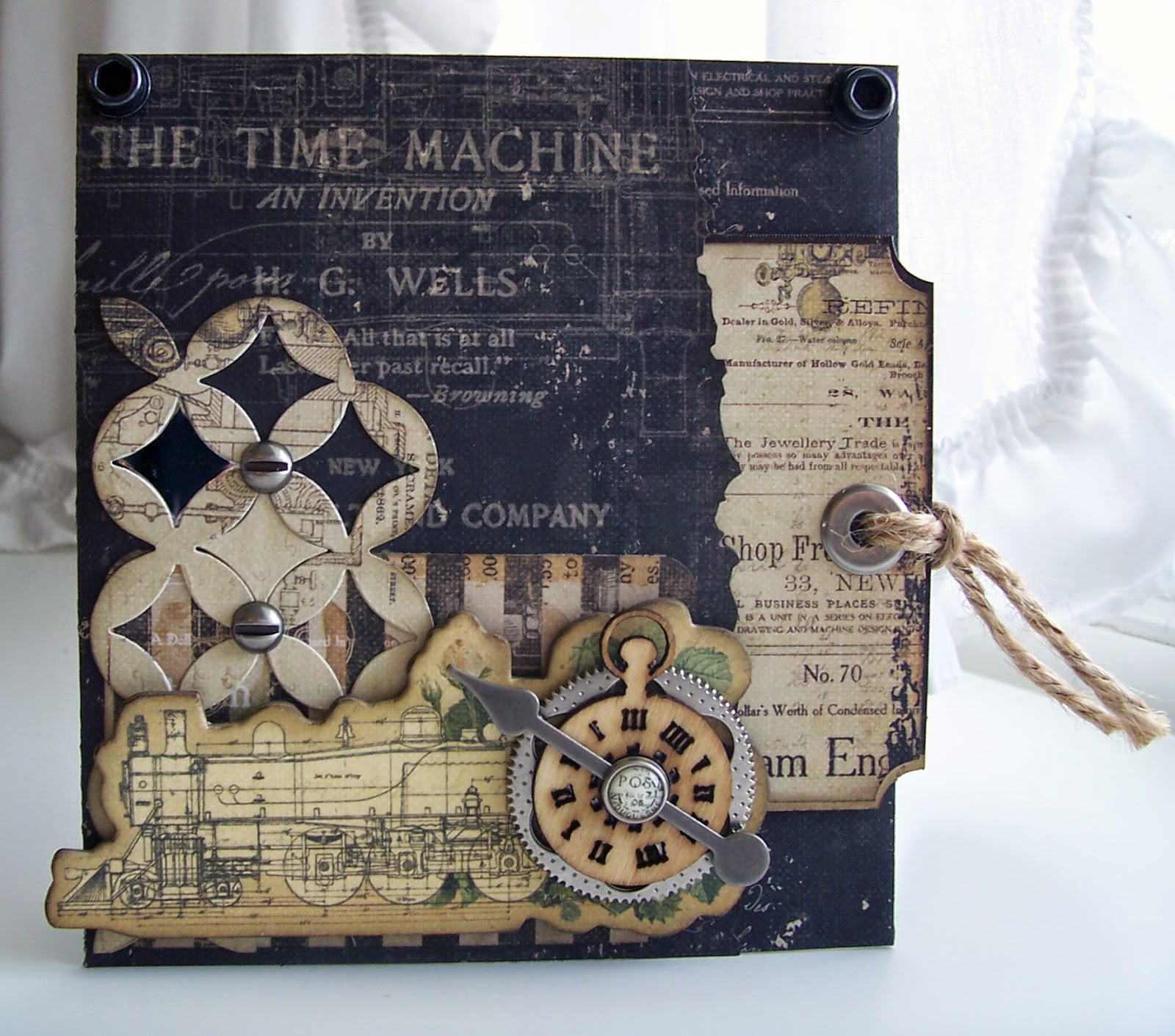 Hands to Work... Heart to Love: The Time Machine Birthday Pocket Card