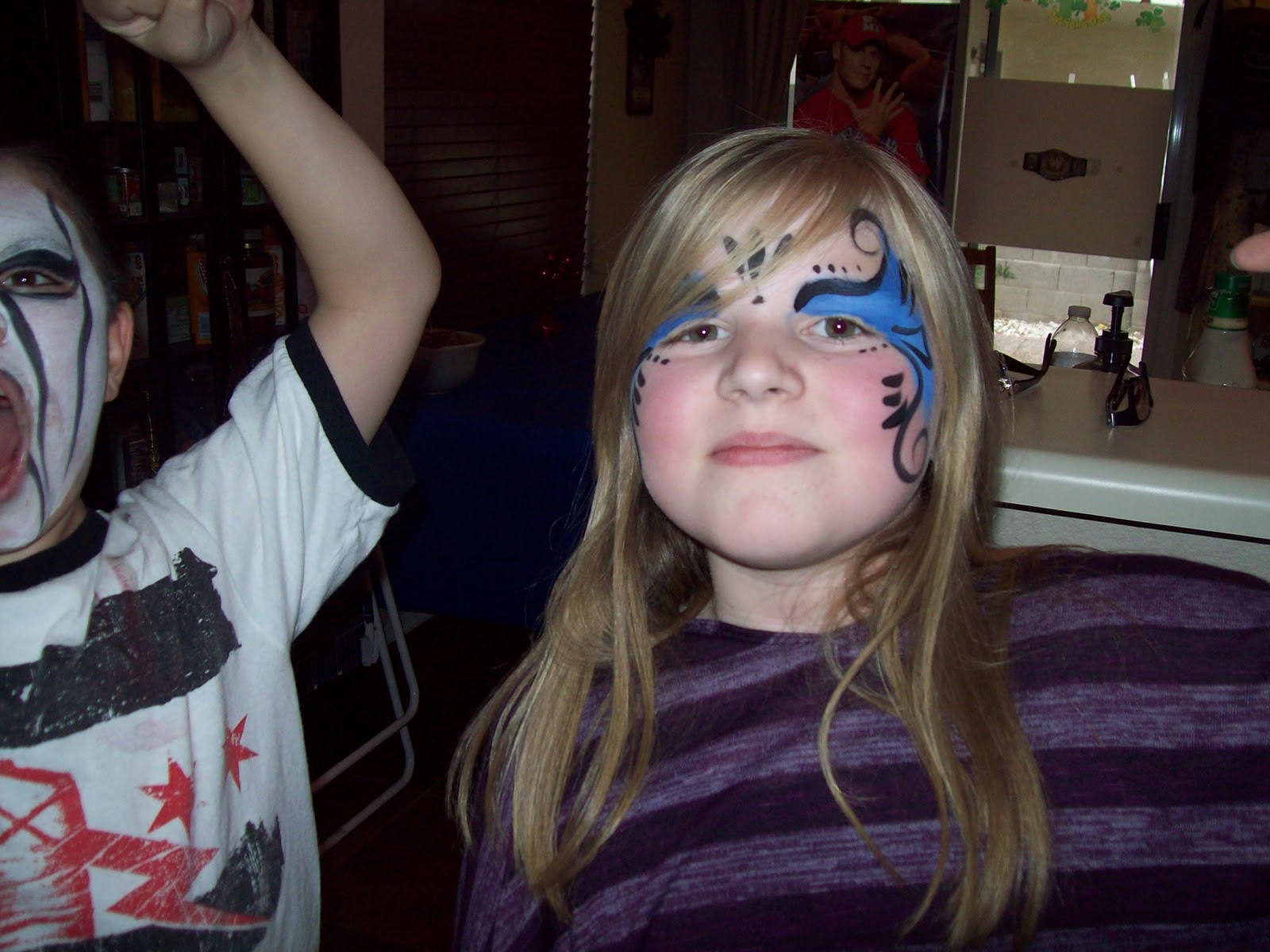 Ultimate Warrior face painting