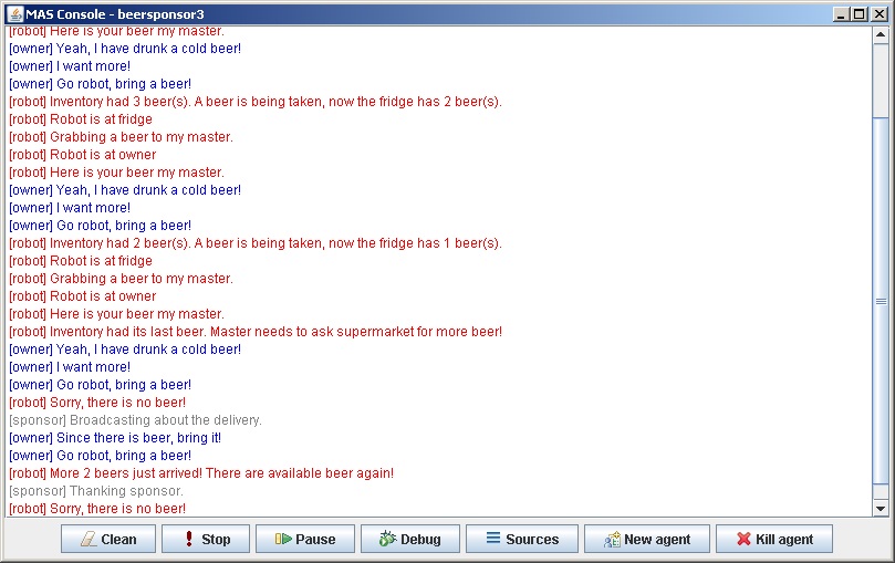 Multi-agent Systems Programming using Jason: Exemplo de integracao com interface Java: Thank you ...