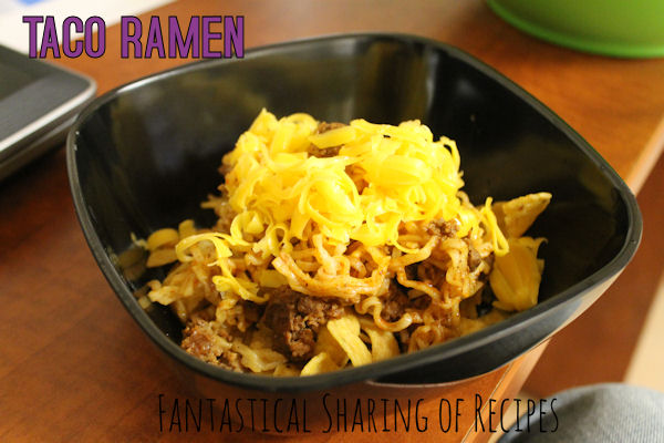Fantastical Sharing of Recipes: Pasta Week: Taco Ramen