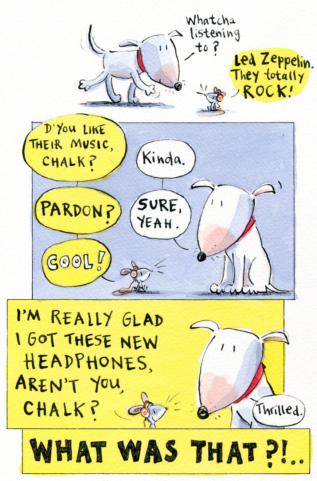 Chalk & Cheese Comics: Communication Breakdown