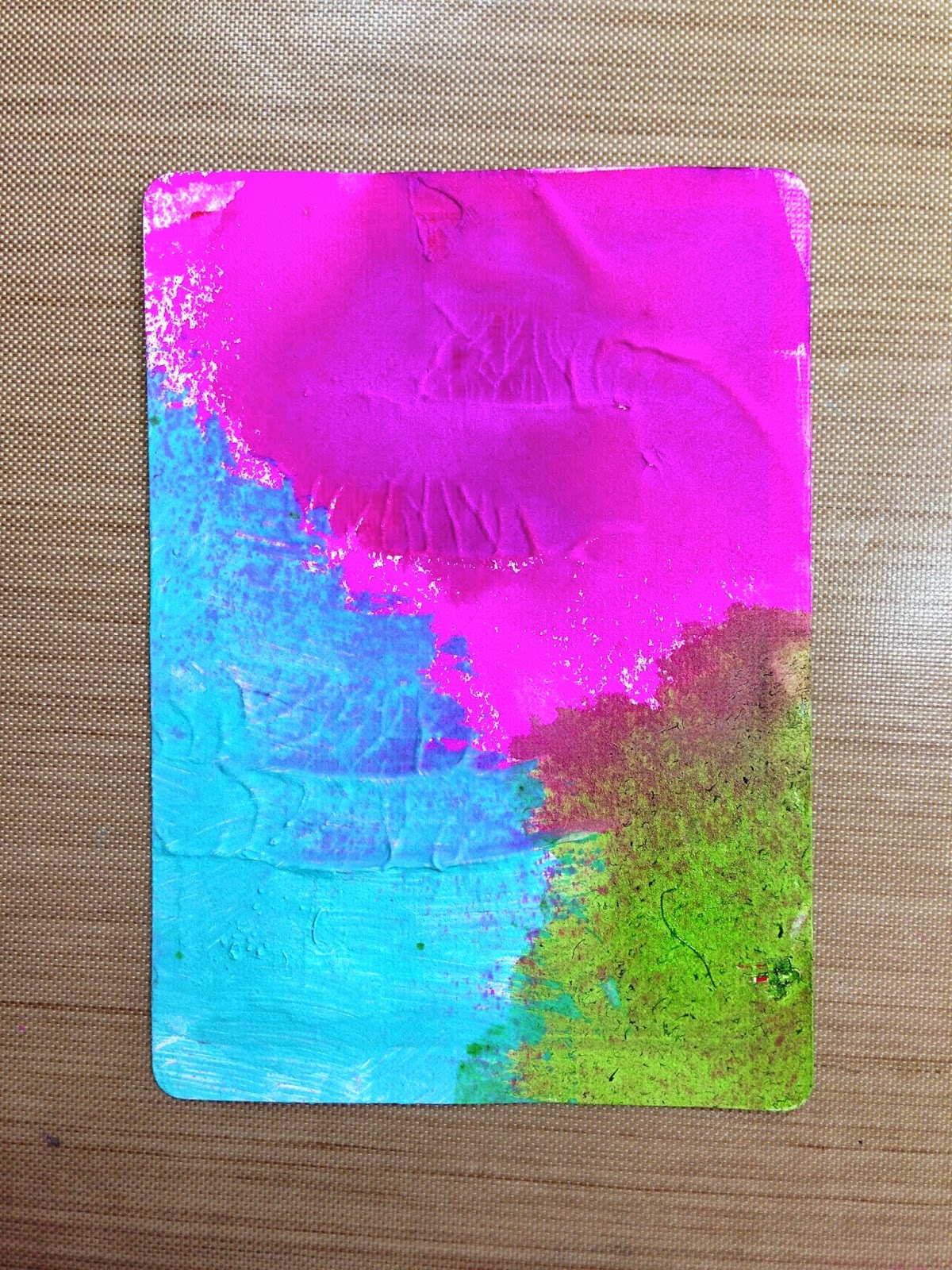 Claudine's Art Corner: Altered Playing Card Challenge Day 1