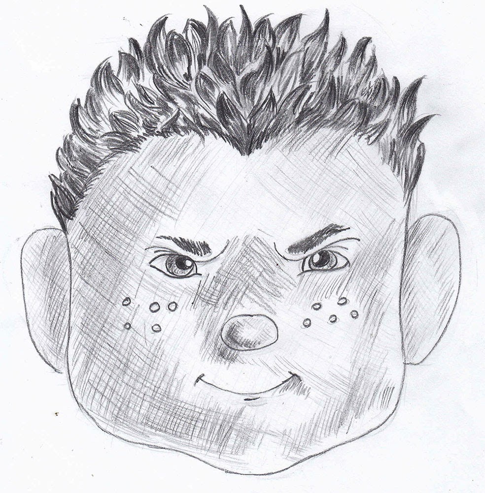 Weekly : Doodles and tuts: Drawspace lesson N08: How to draw a cartoon boy.