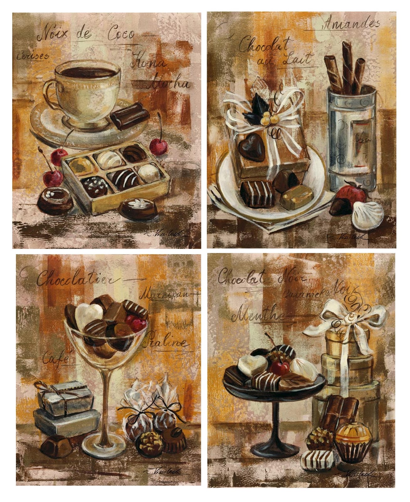 Retro Chocolate Posters. | Oh My Fiesta Wedding!