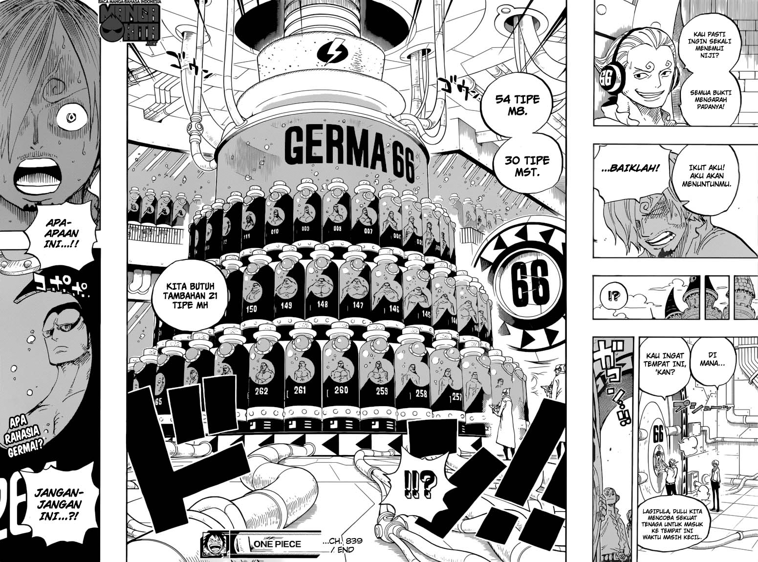 One Piece: Rahasia Germa 66 | Revie Chapter 839
