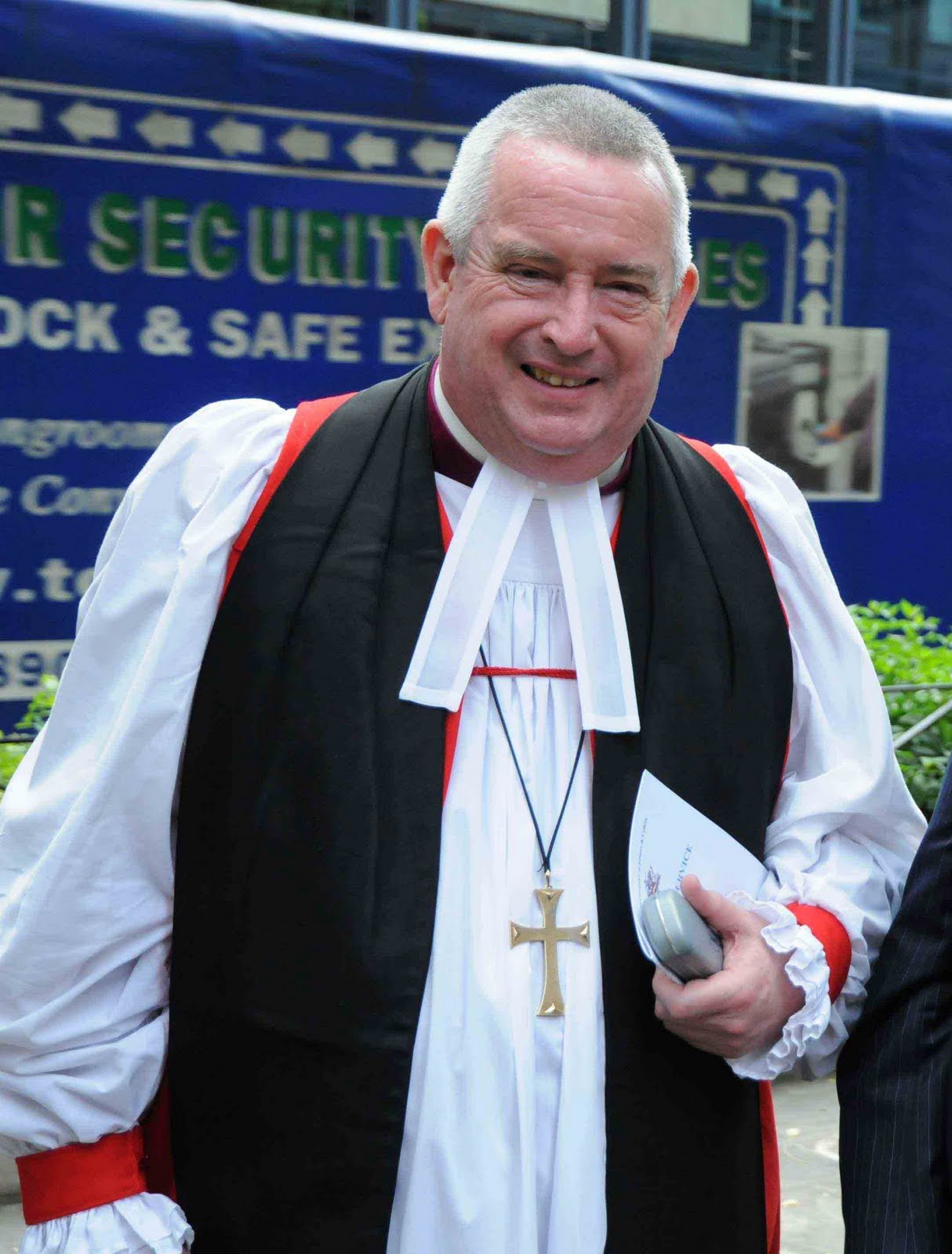 Who am I? Who are you?: Graeme Knowles washes his hands;