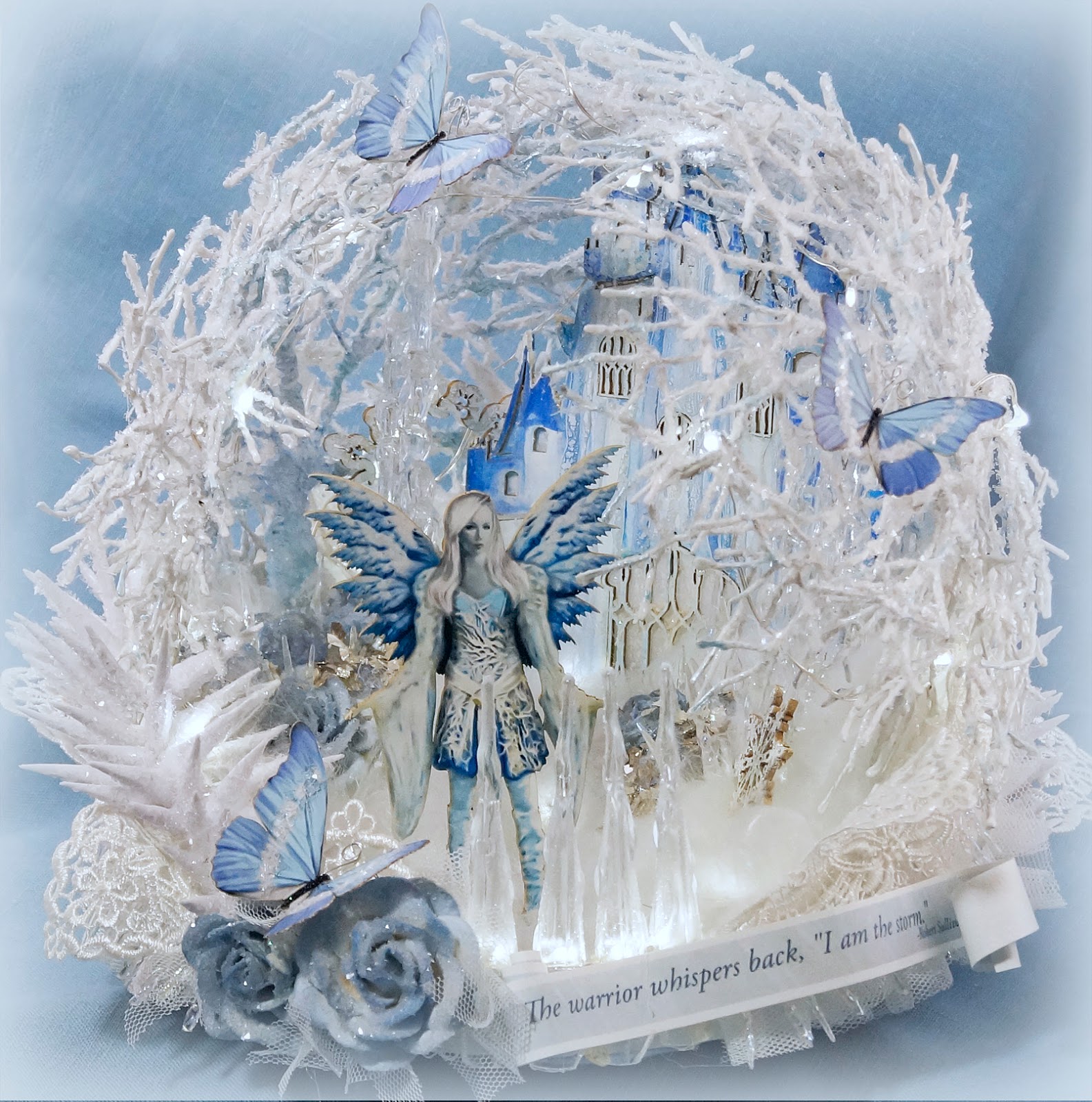 Terry's Scrapbooks: Reneabouquets Ice Fairy Warrior 3D project (A ...