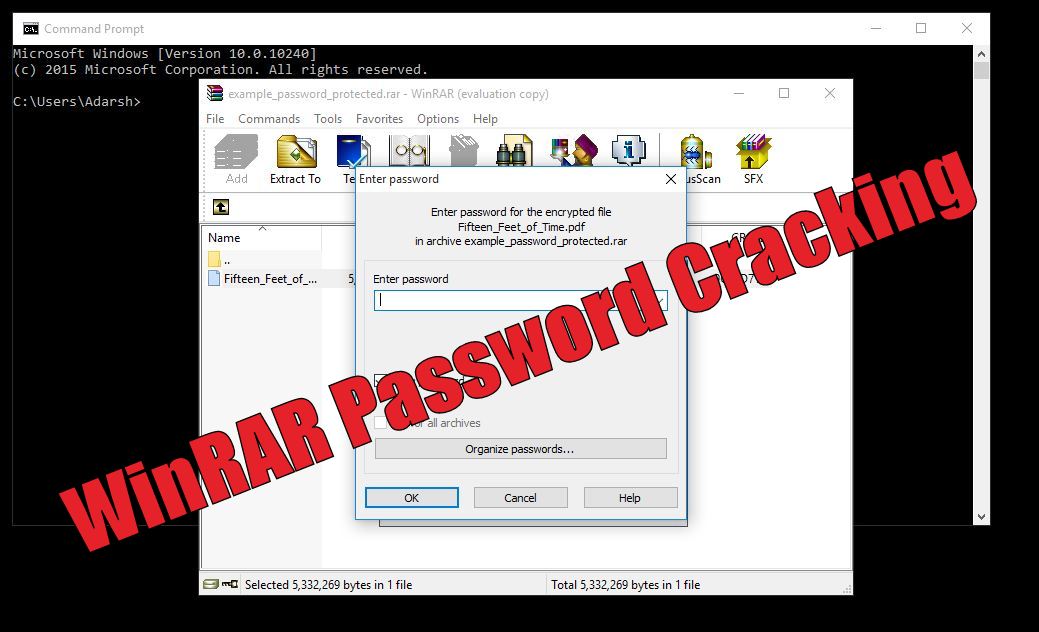 How To WinRAR Password Easy Cyber Security Squad How To WinRAR Password Easy Cyber Security Squad