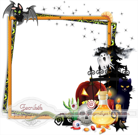 FECNIKÉK: ~~ Halloween spooky cluster frame