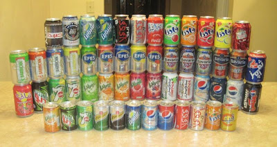 Soda Can Collection: Arabic Cans