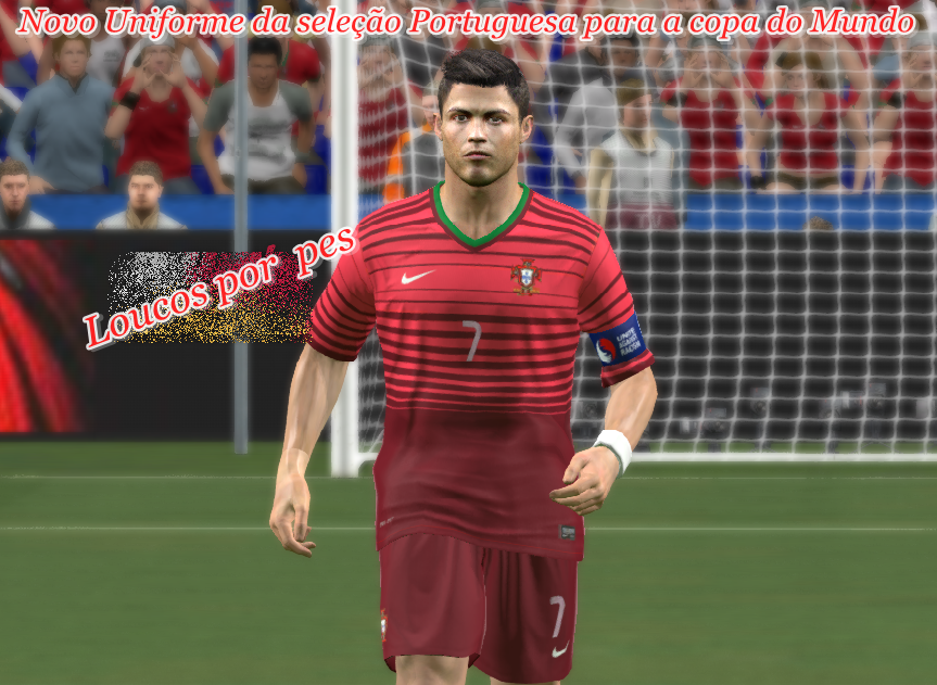PES 2014: Kit Home Portugal - Copa do Mundo 2014 Oficial | RafaDetonador