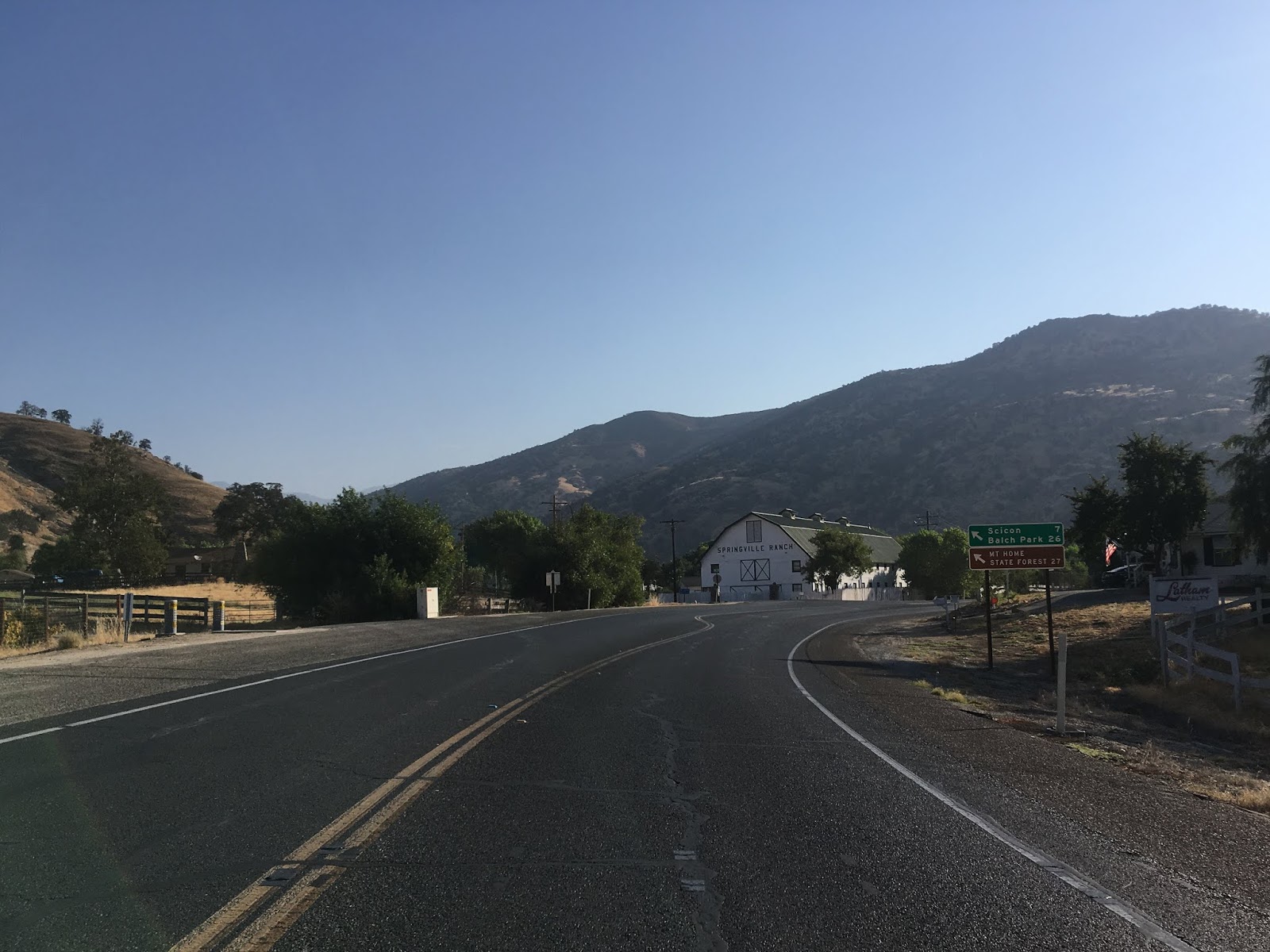 California State Route 190; a Trans-Sierra Highway that could have been