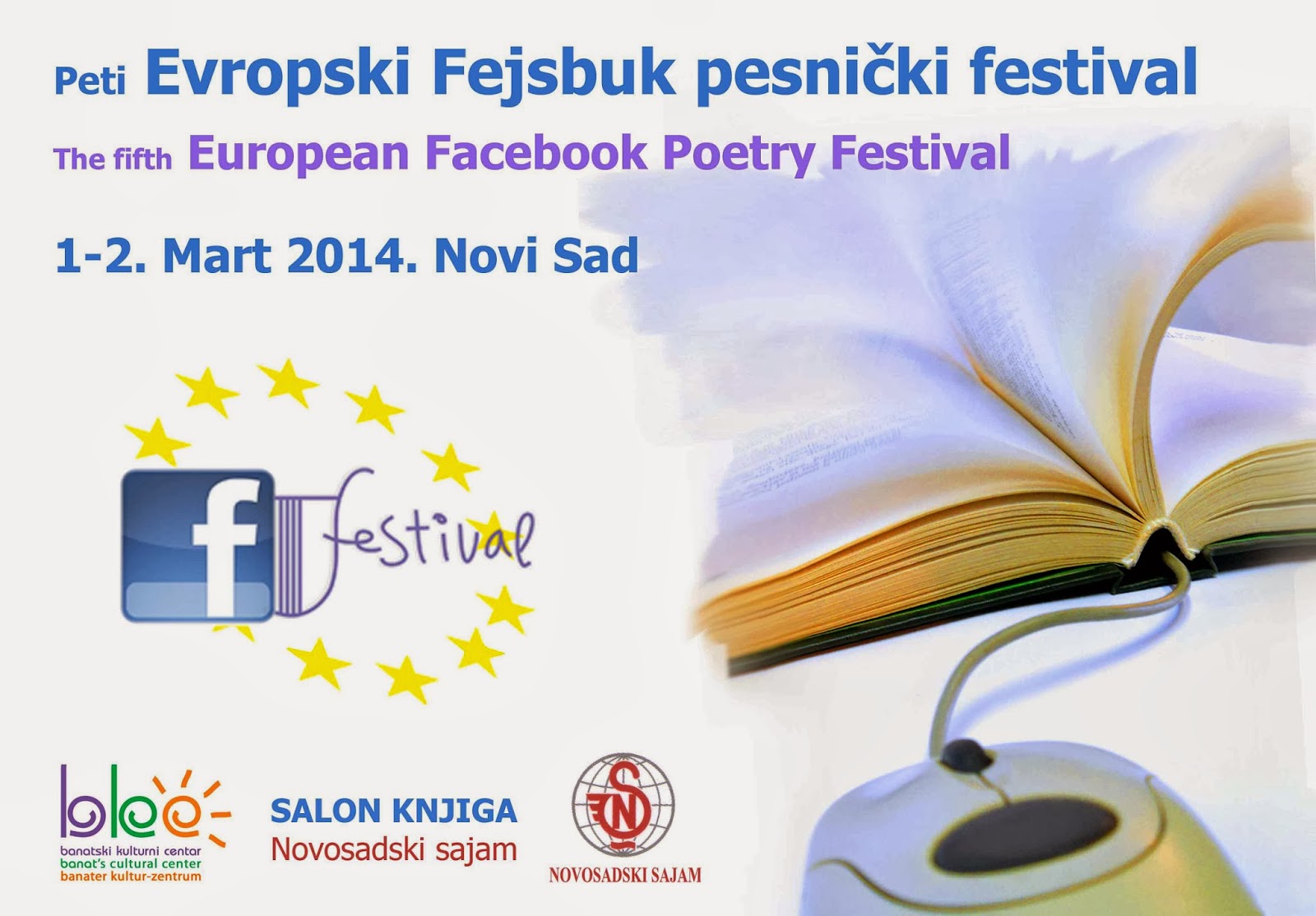 BANATSKI KULTURNI CENTAR: PETI EVROPSKI FEJSBUK PESNIČKI FESTIVAL ...