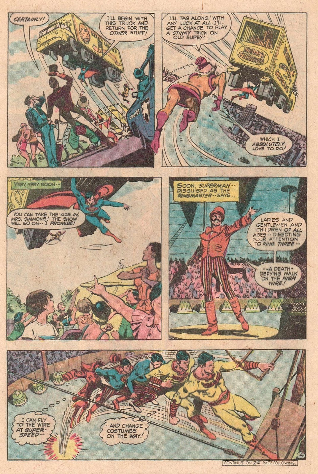 The Dork Review: Superman #351: Mister Mxyzptlk Circus Caper