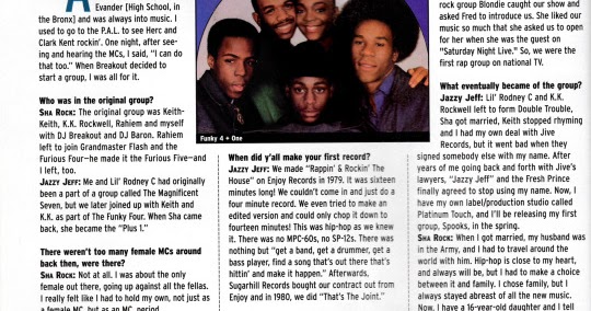 HipHop-TheGoldenEra: Hip-Hop 101 : Funky Four Plus One