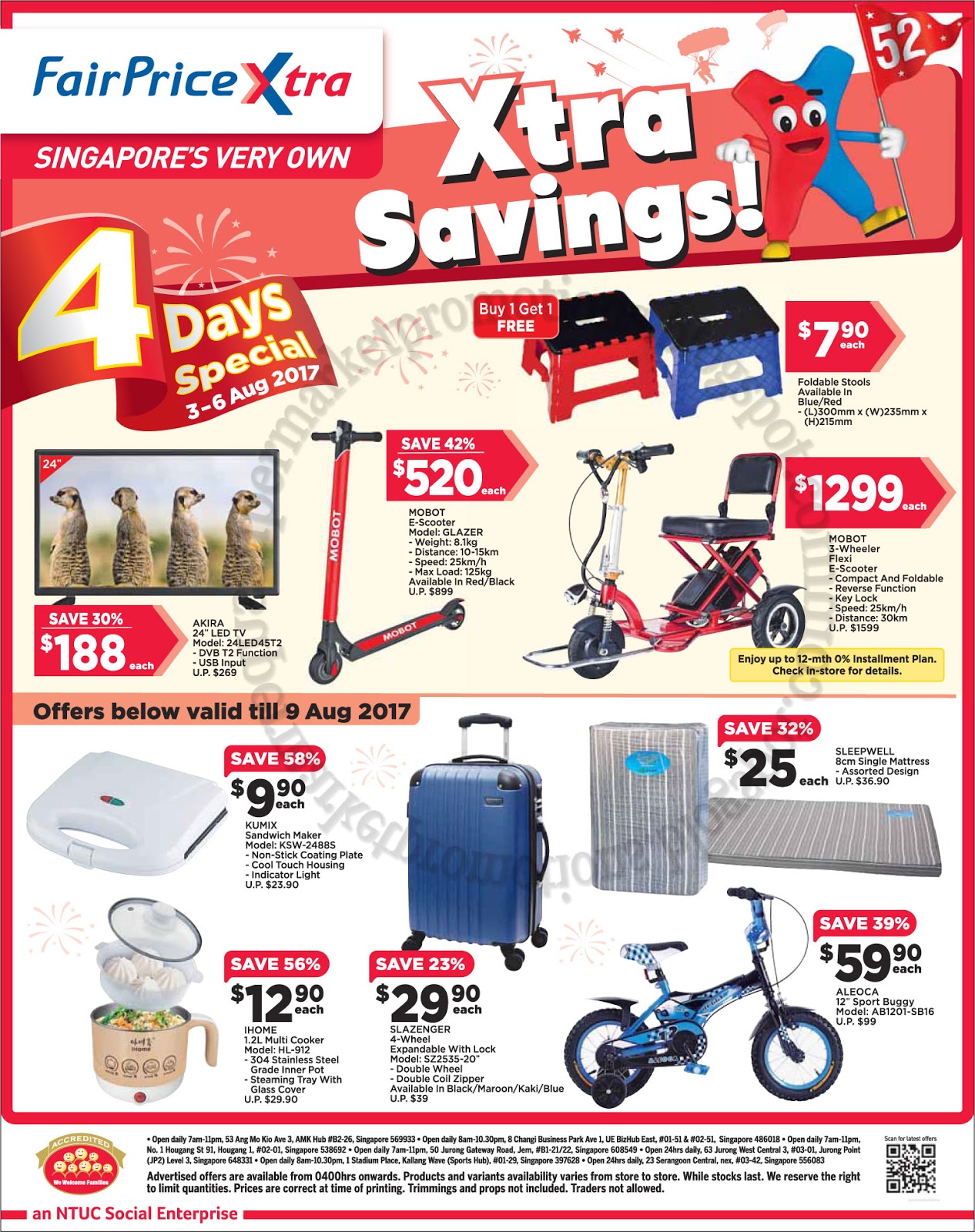 NTUC FairPrice Xtra National Day Promotion 03 - 06 August 2017 ...