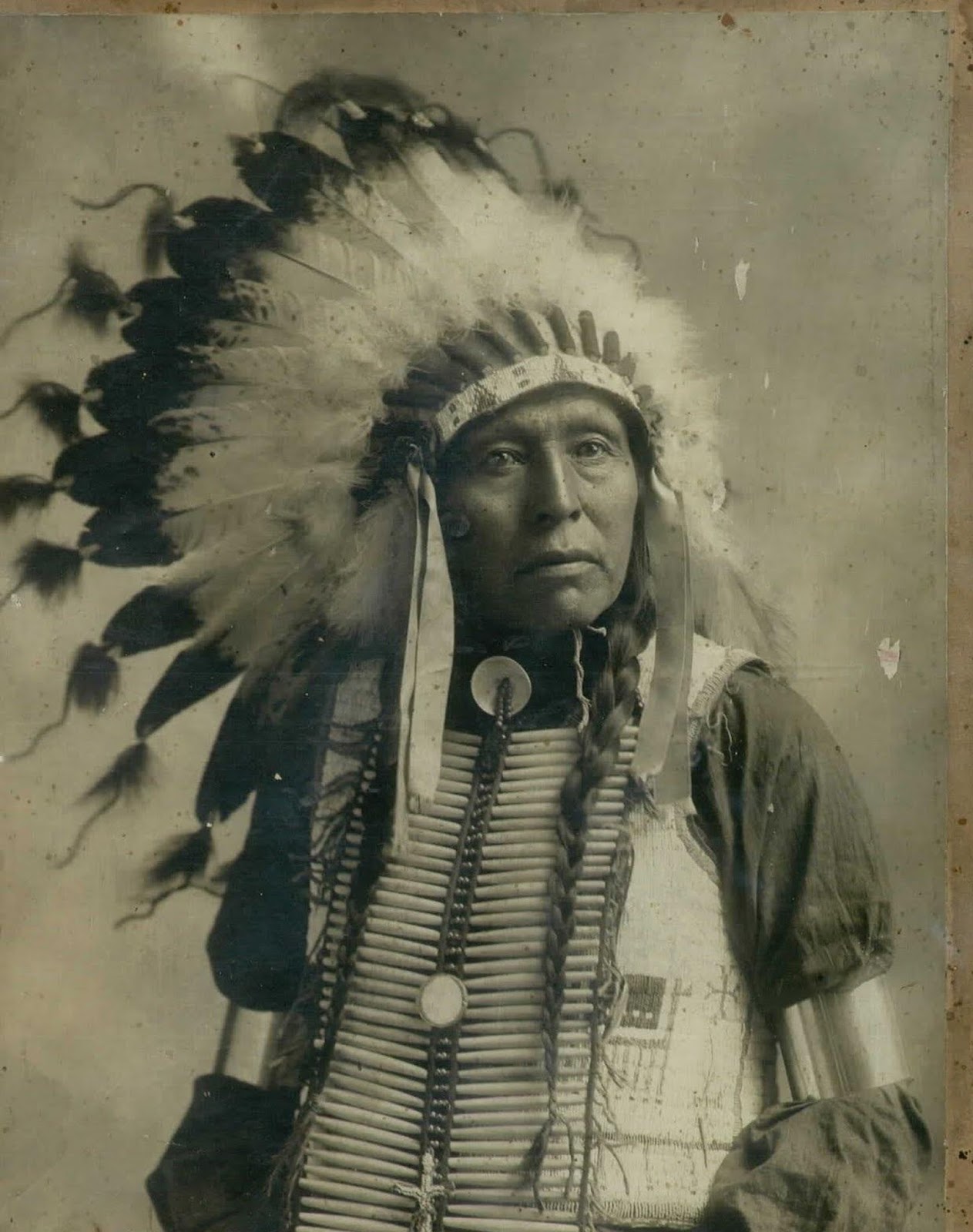Colors for a Bygone Era: Colorized_American Native Indian Chief Flying ...