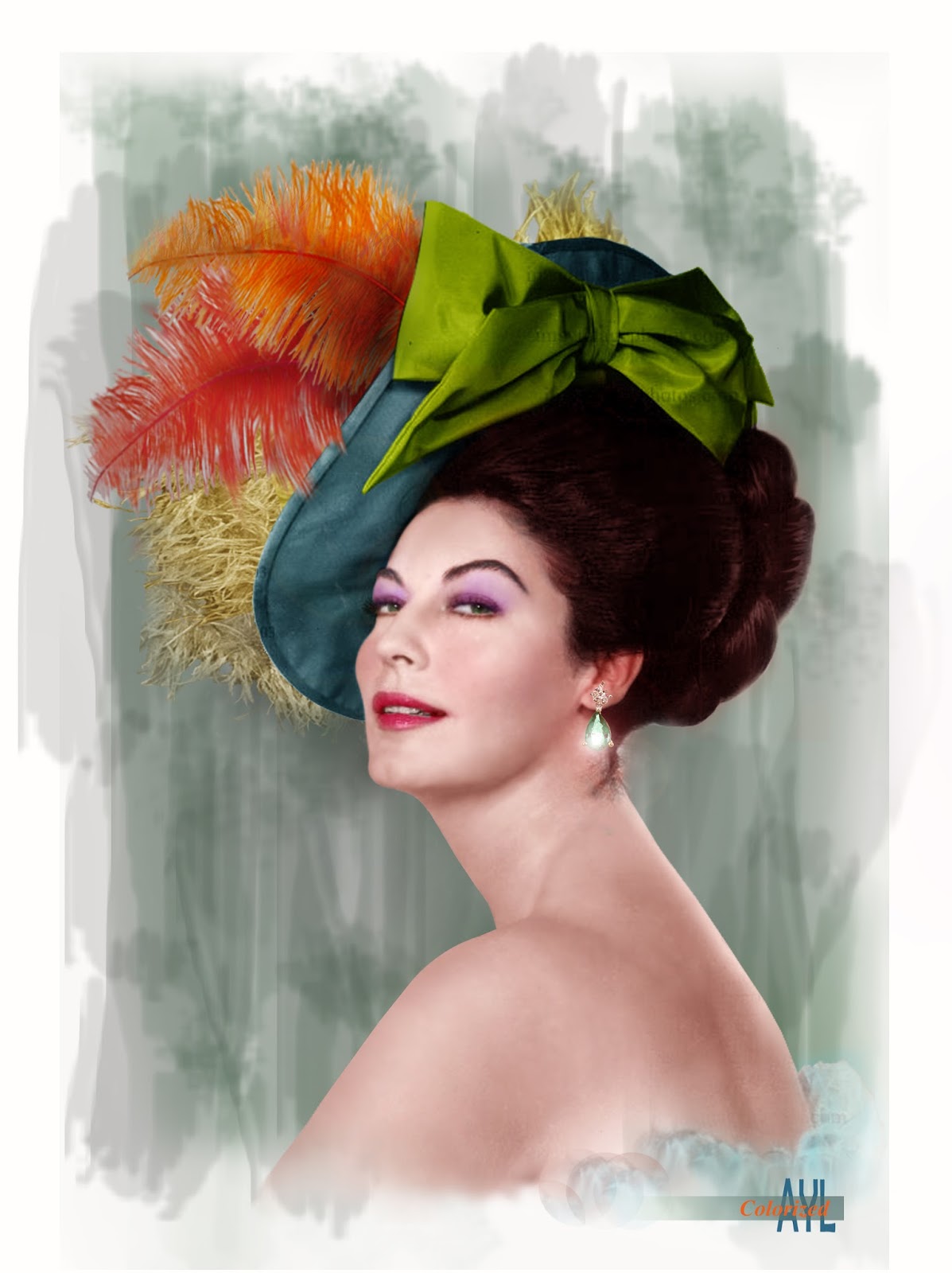 Colors for a Bygone Era: Ava Gardner 1963 Colorized from 55 Days in Peking